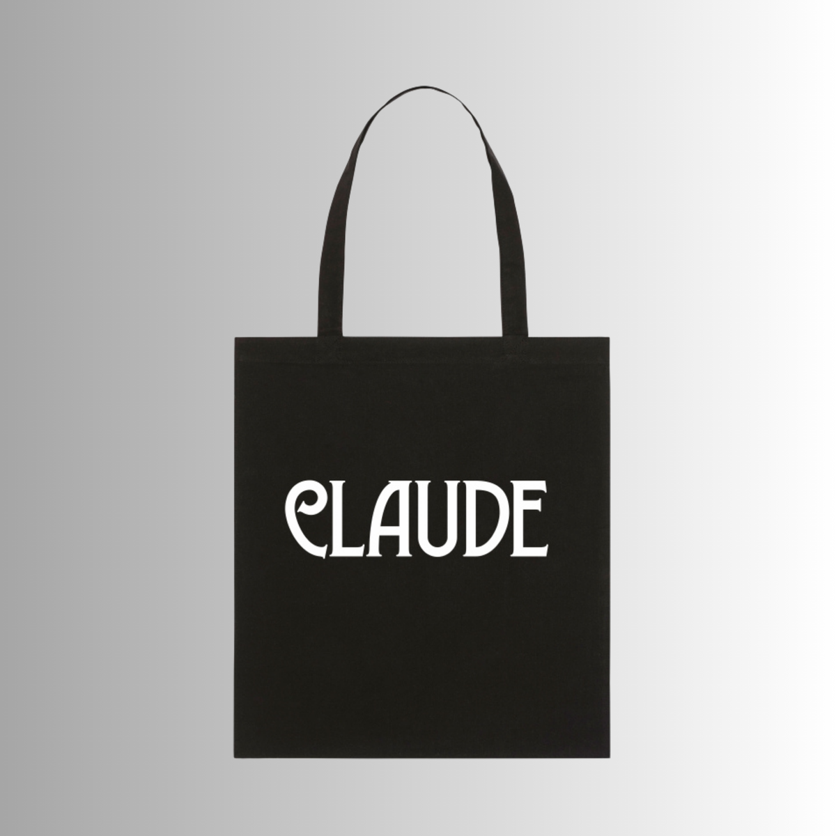Claude | Logo Totebag Zwart – M&E