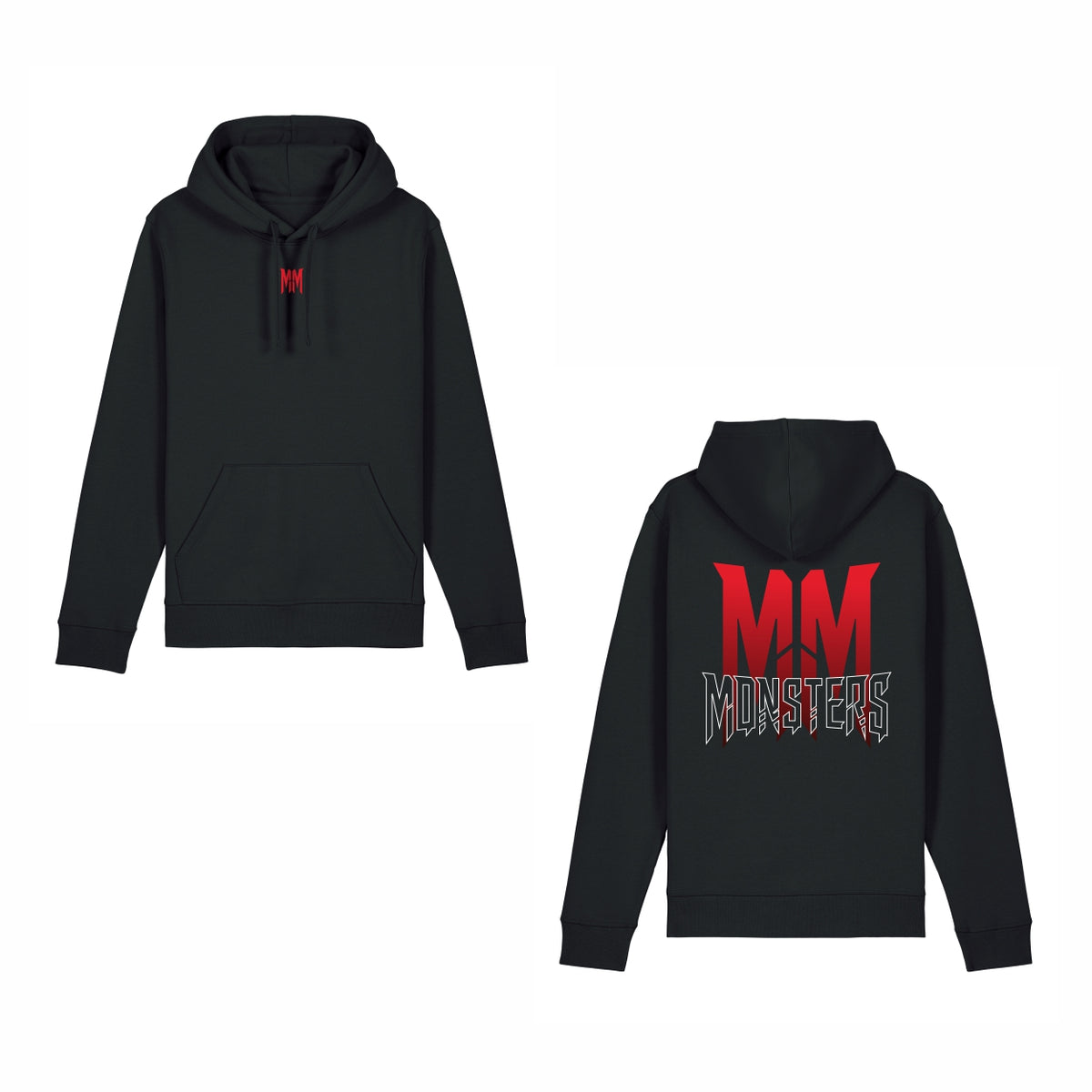 Max Mies | Monsters Hoodie Zwart – M&E